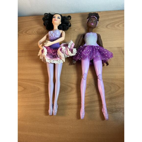 Mattel | Toys | Mattel Barbie Ballerina Bundle Of 2 Modern One Lights ...